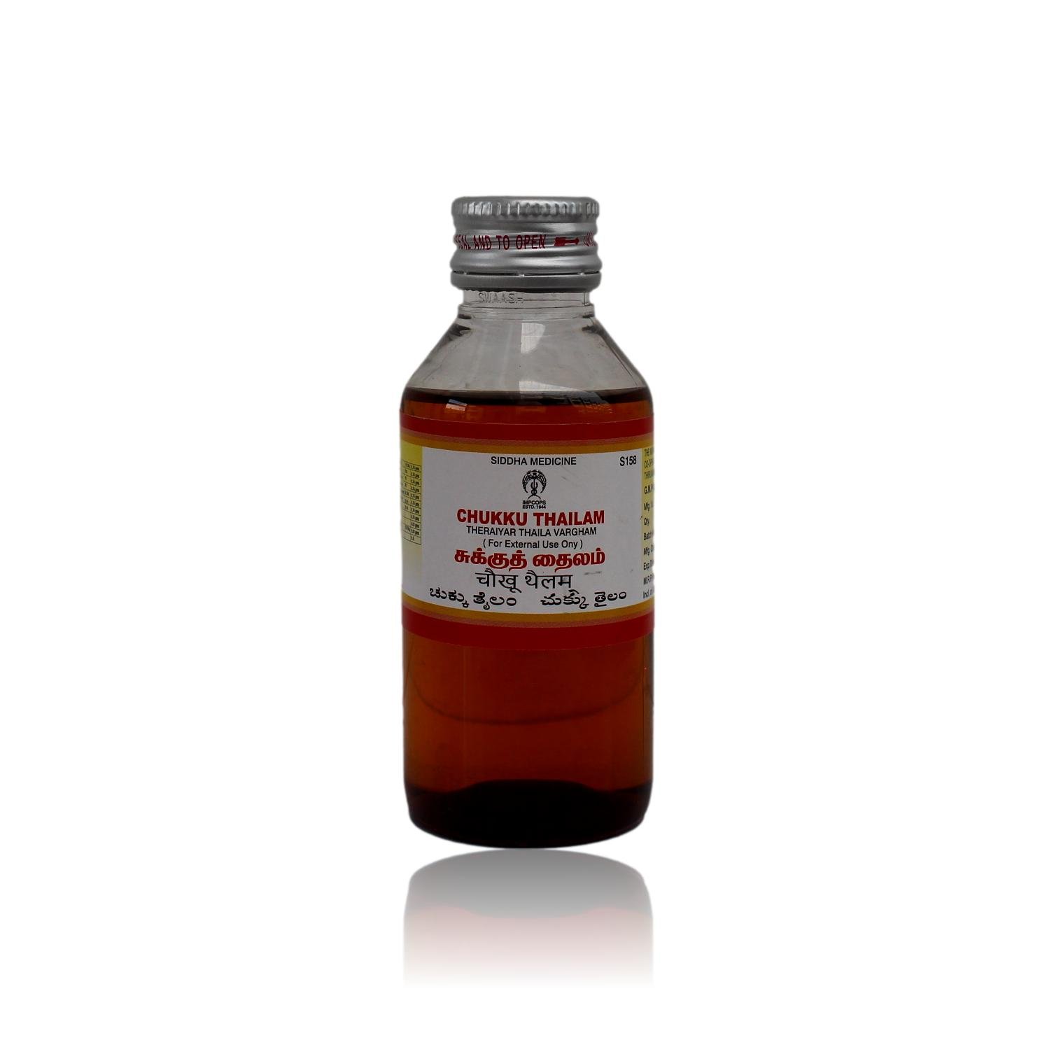 Chukku Thailam, Siddha, 100 Millilitres – IMPCOPS