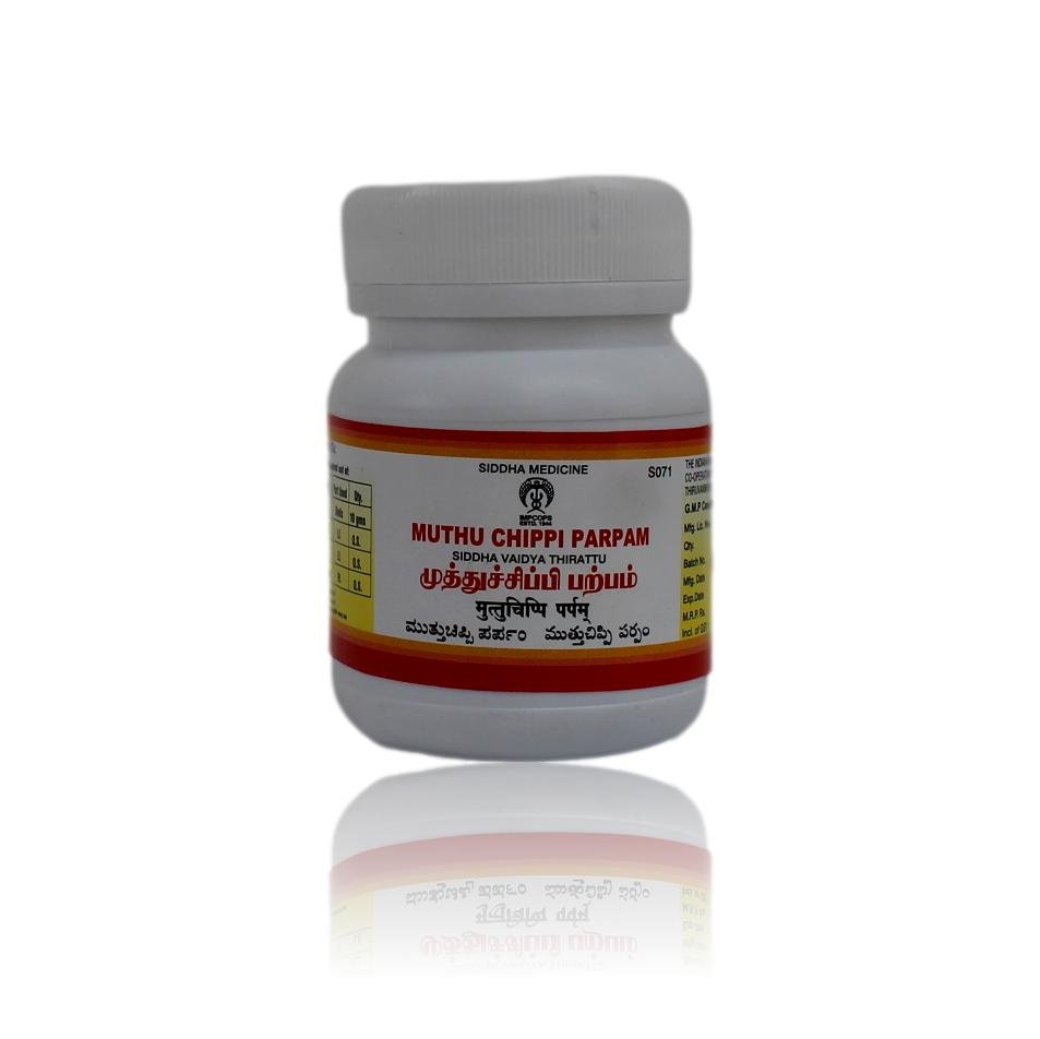 Muthu Chippi Parpam, Siddha, 50 Grams – IMPCOPS