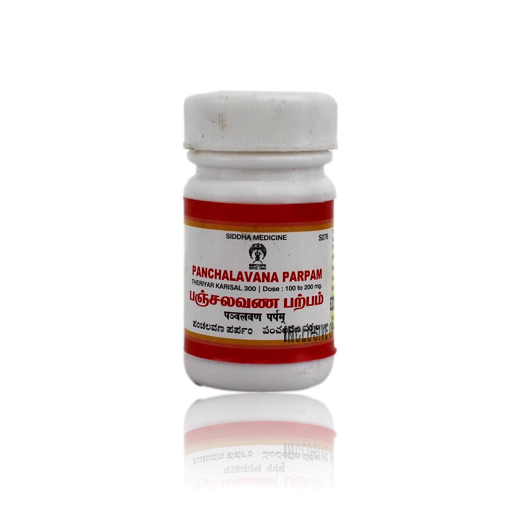 Pancha Lavana Parpam, Siddha, 10 Grams – IMPCOPS