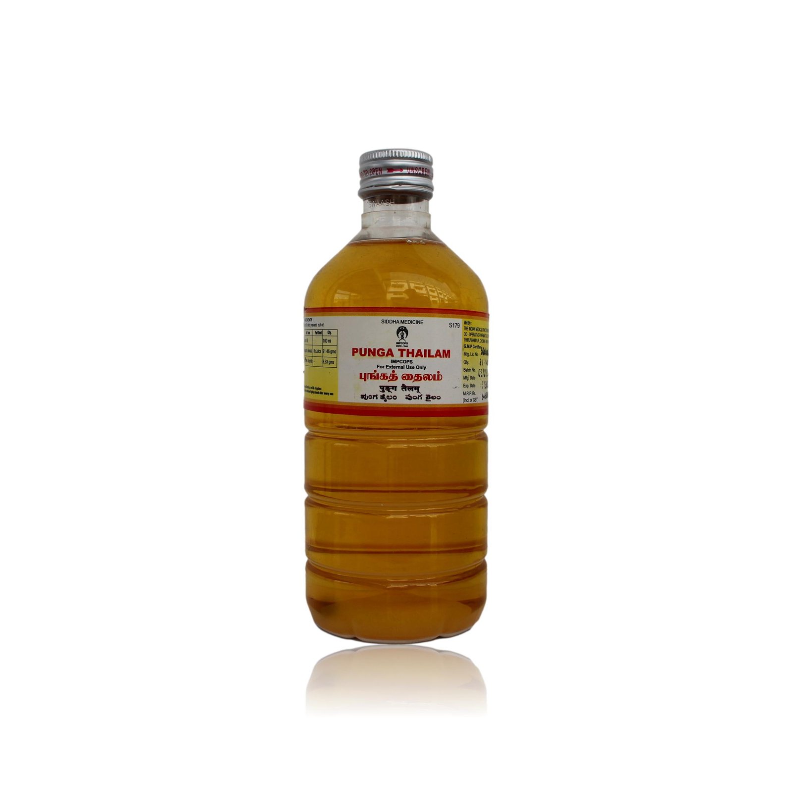 Punga Thailam, Siddha, 500 Millilitres – IMPCOPS