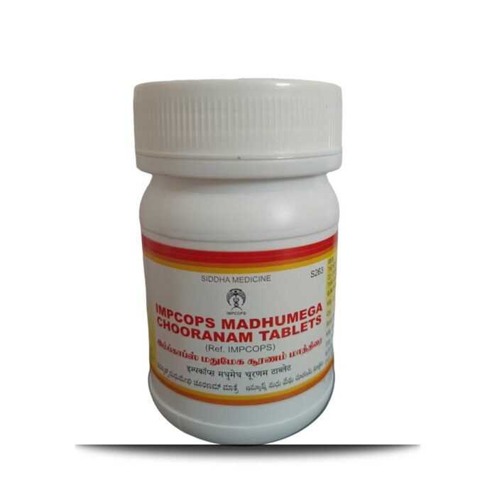 IMPCOPS Madhumega Chooranam Tablets 100Nos – IMPCOPS