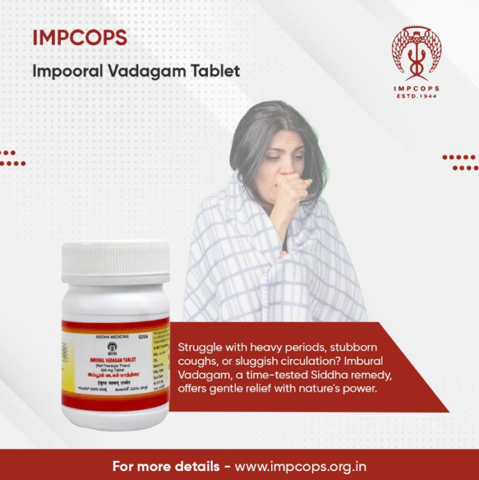 Impooral Vadagam Tablet 100 Nos – IMPCOPS