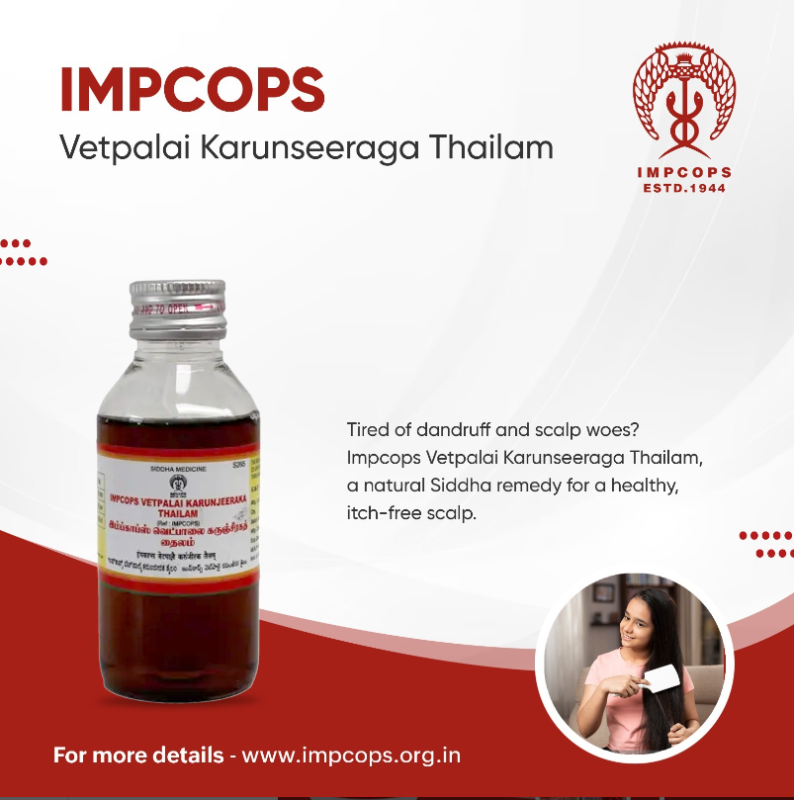 Impcops Vetpalai Karunseeraga Thailam 100 ml – IMPCOPS